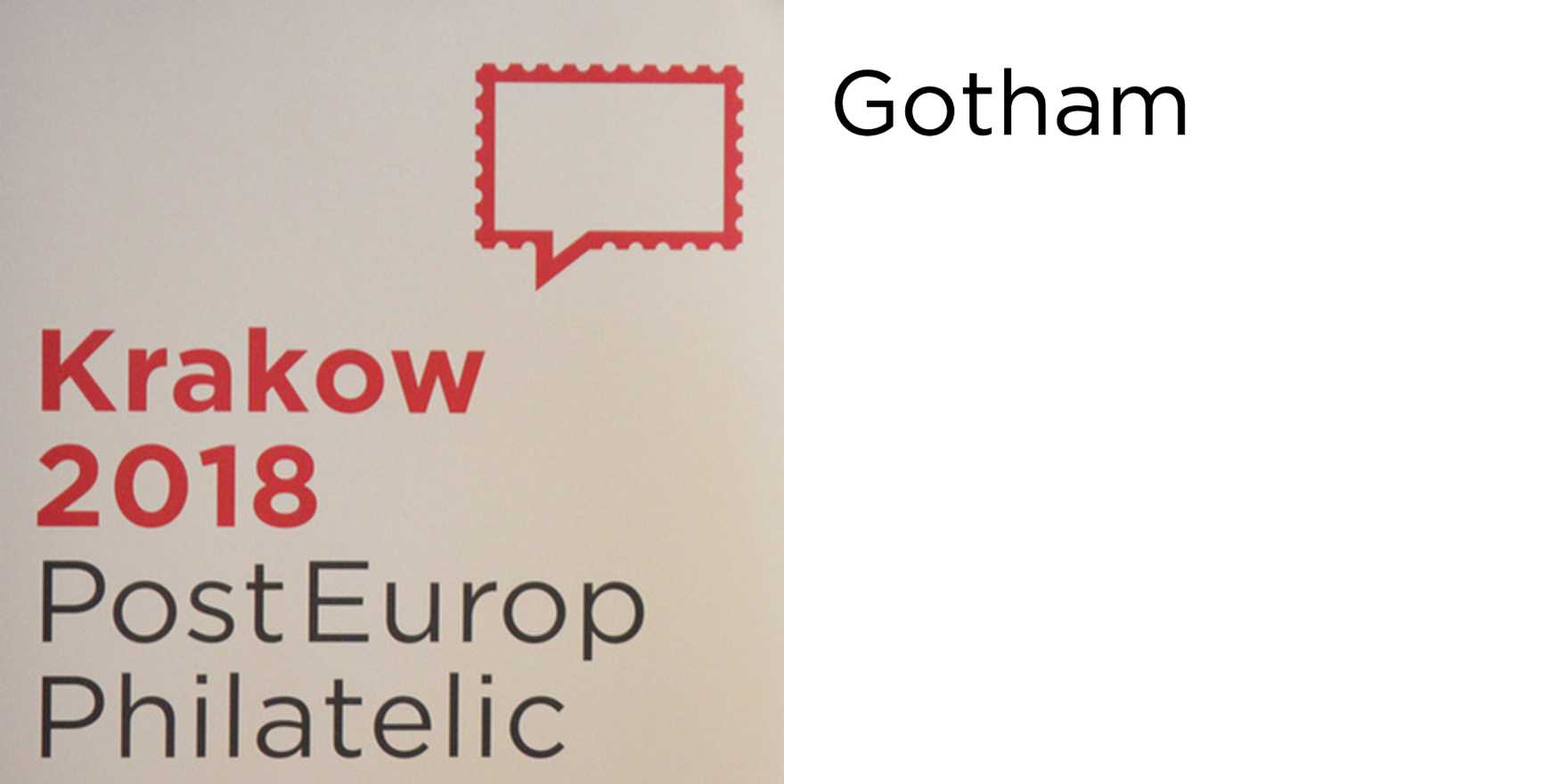 Philatelic Forum conference logo - Fonts In Use