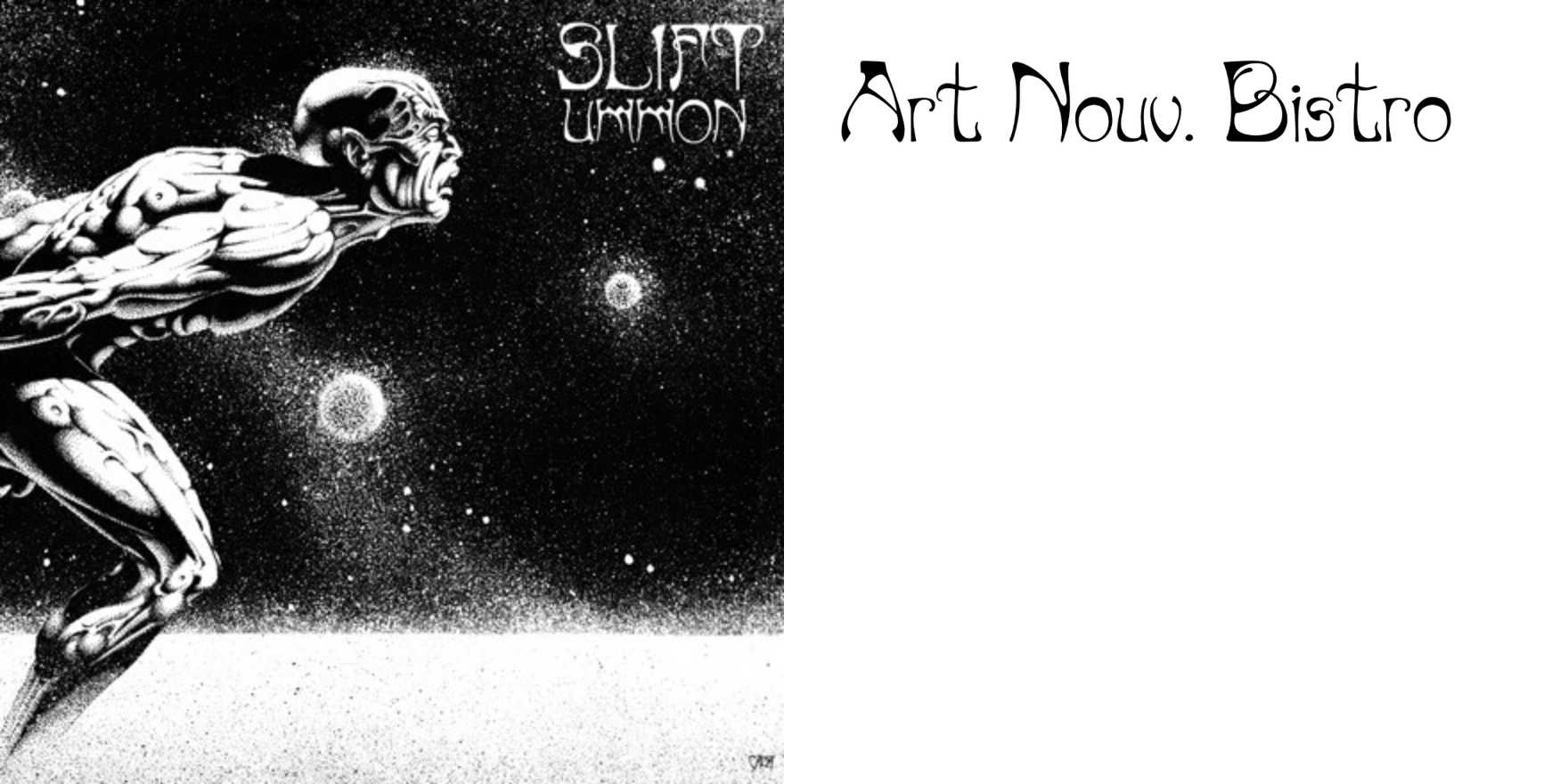 Slift – Ummon album art and tour poster - Fonts In Use