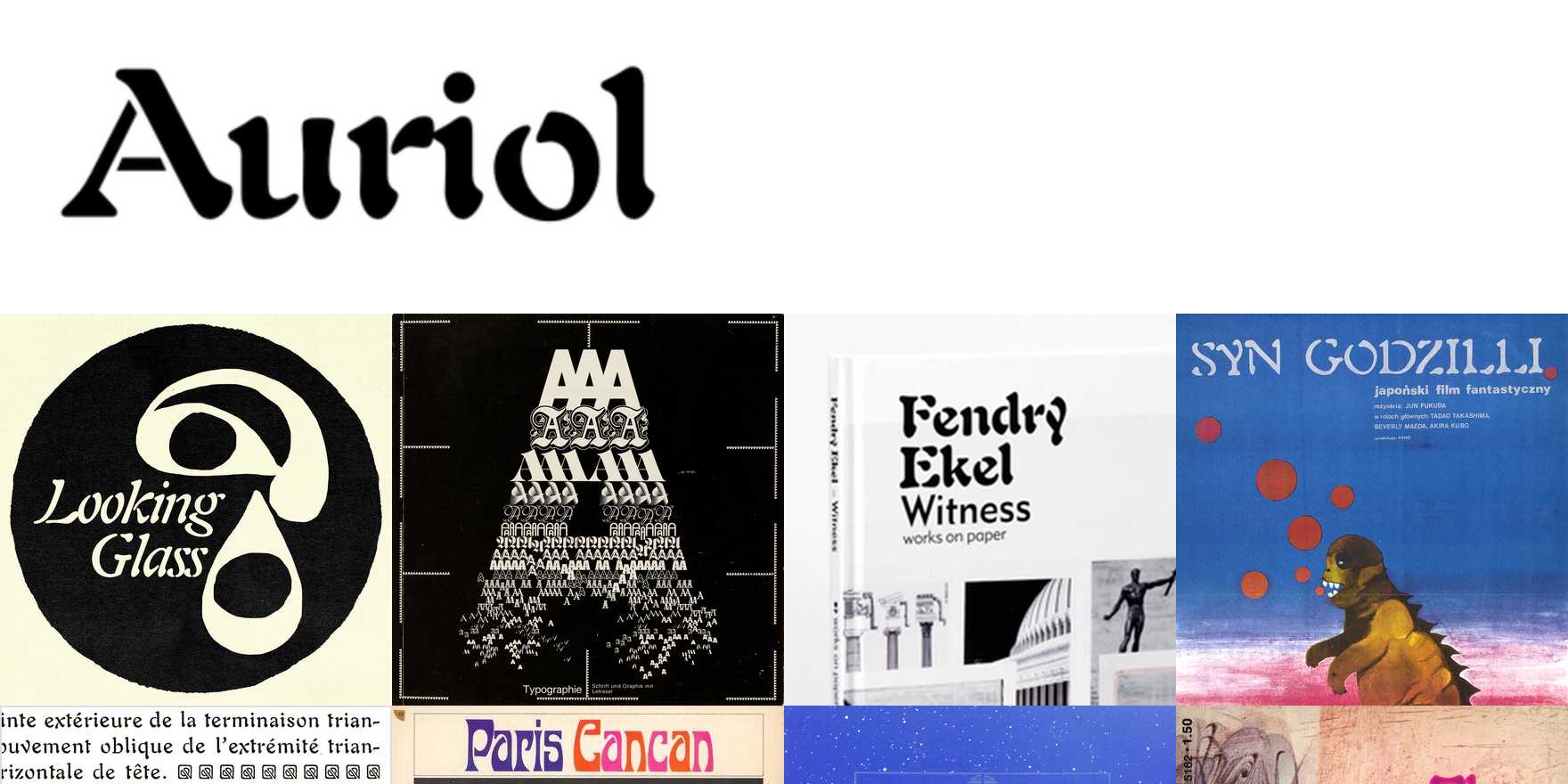 Auriol in use - Fonts In Use