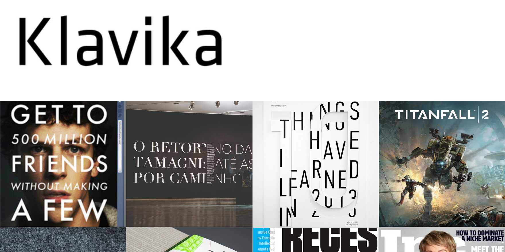 Klavika in use - Fonts In Use