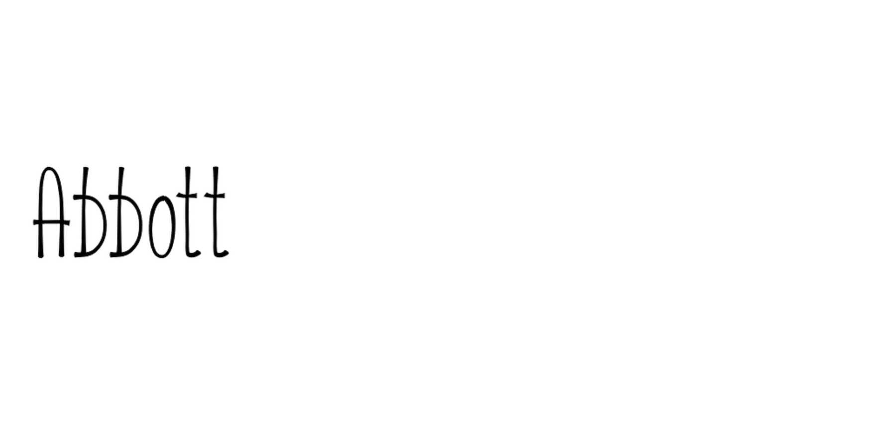 Abbott in use - Fonts In Use
