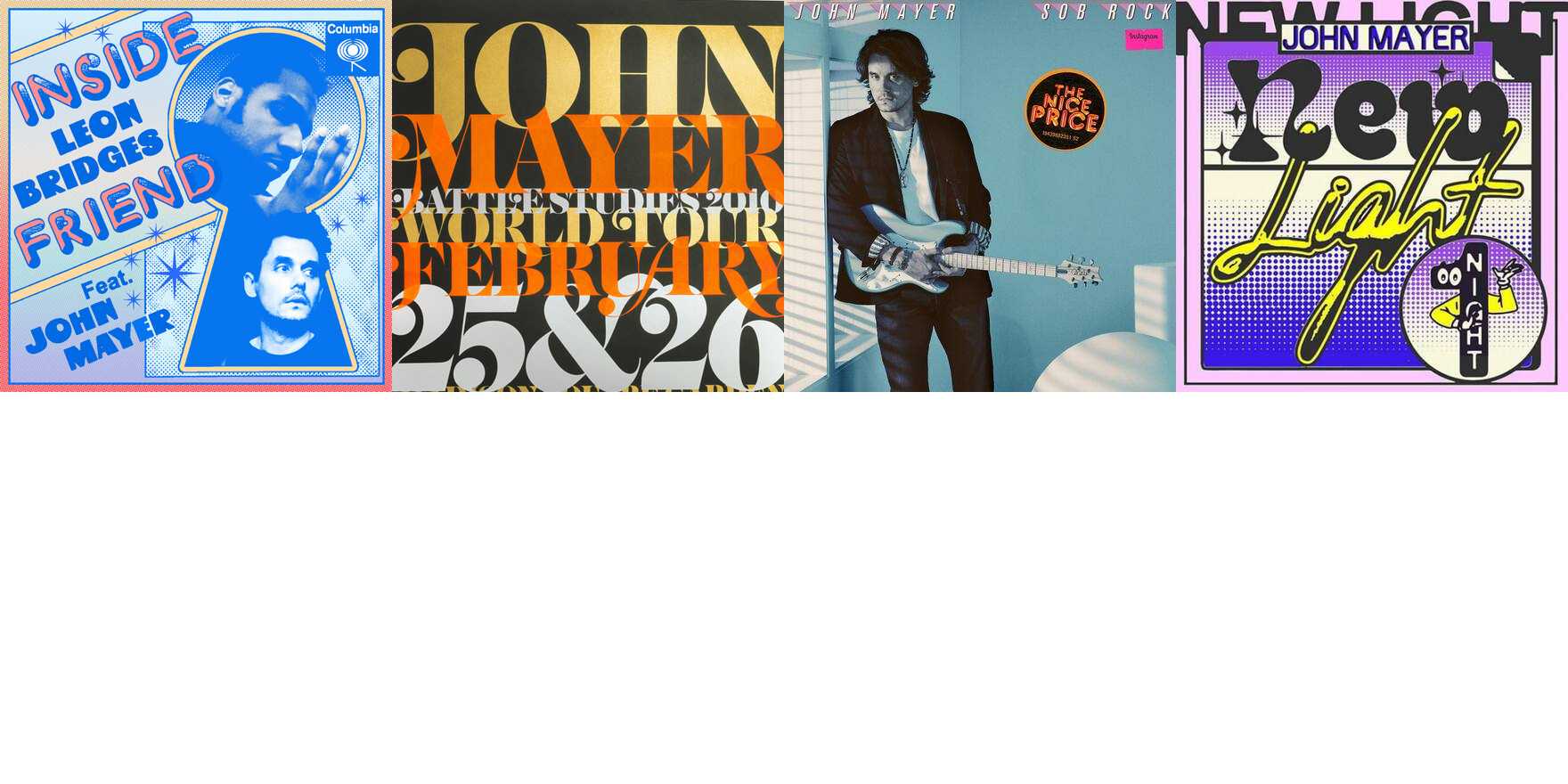 John Mayer - Fonts In Use