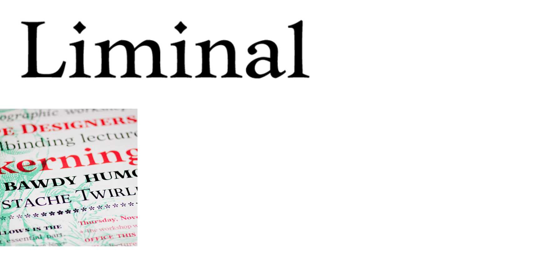 Liminal in use - Fonts In Use