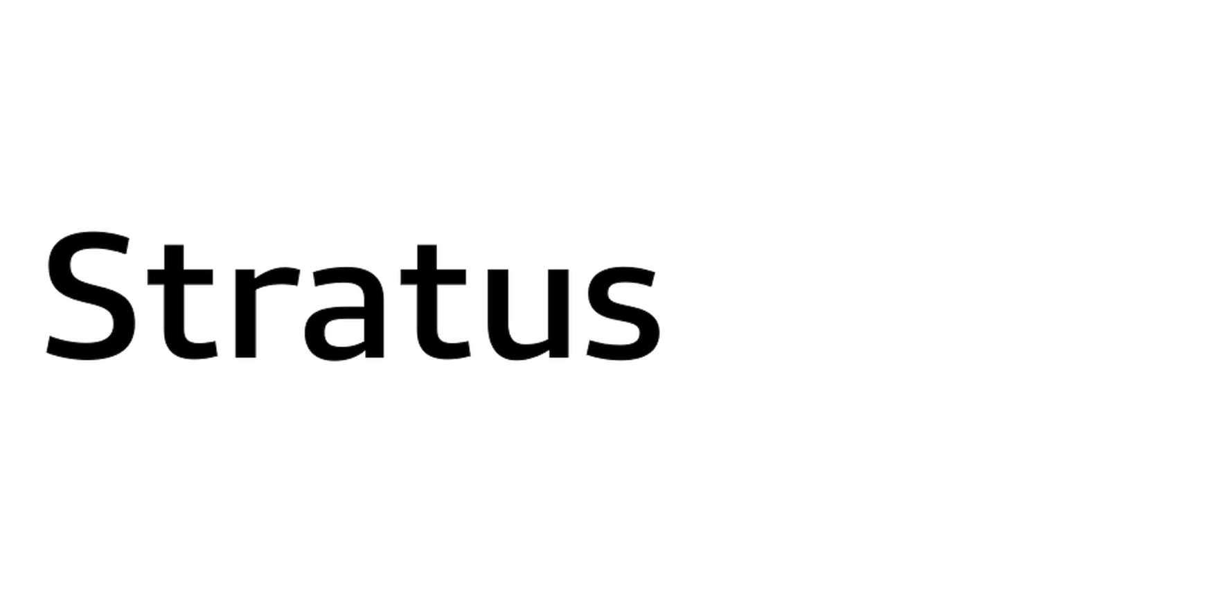 Stratus in use - Fonts In Use