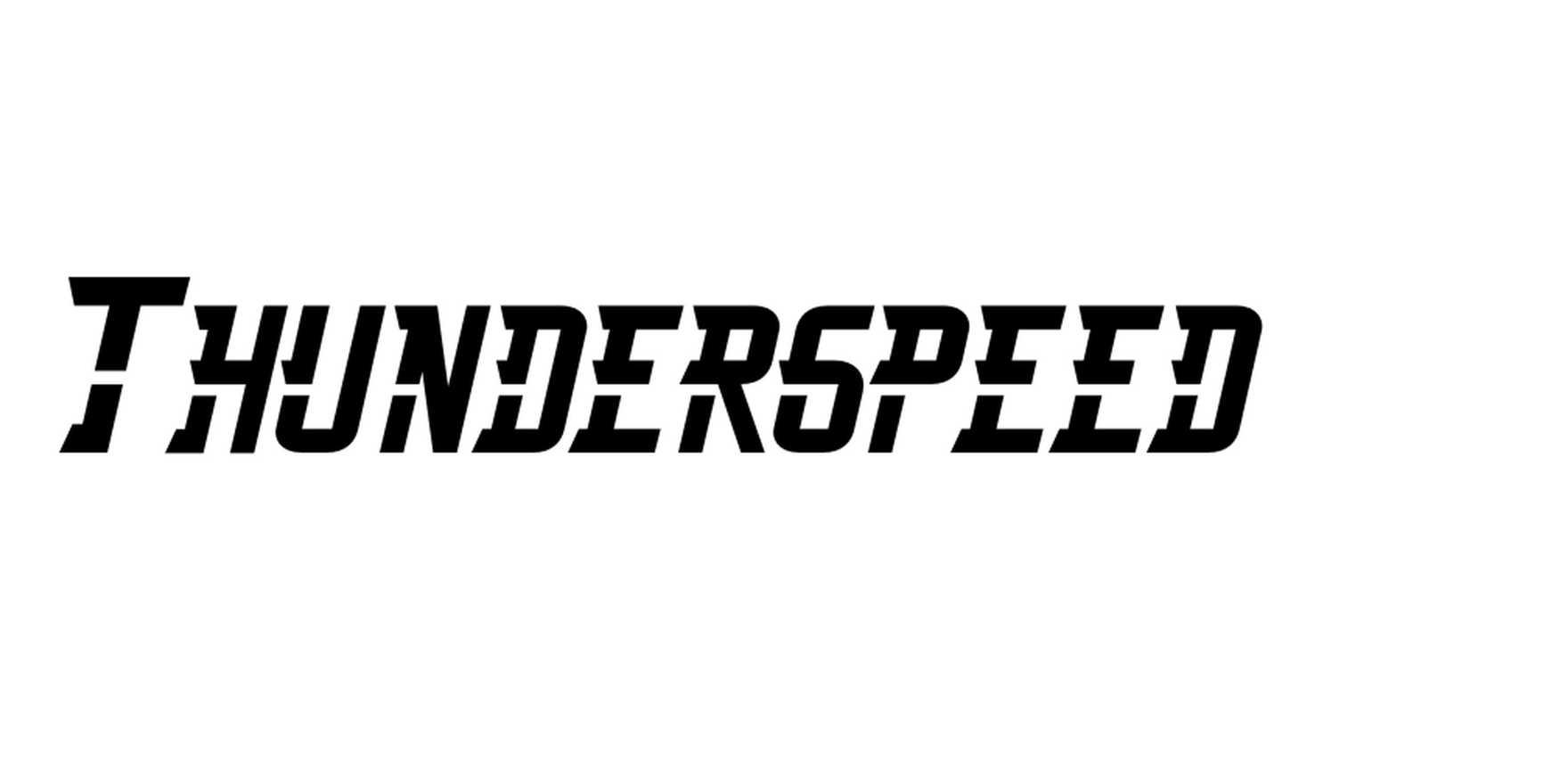 Thunderspeed in use - Fonts In Use