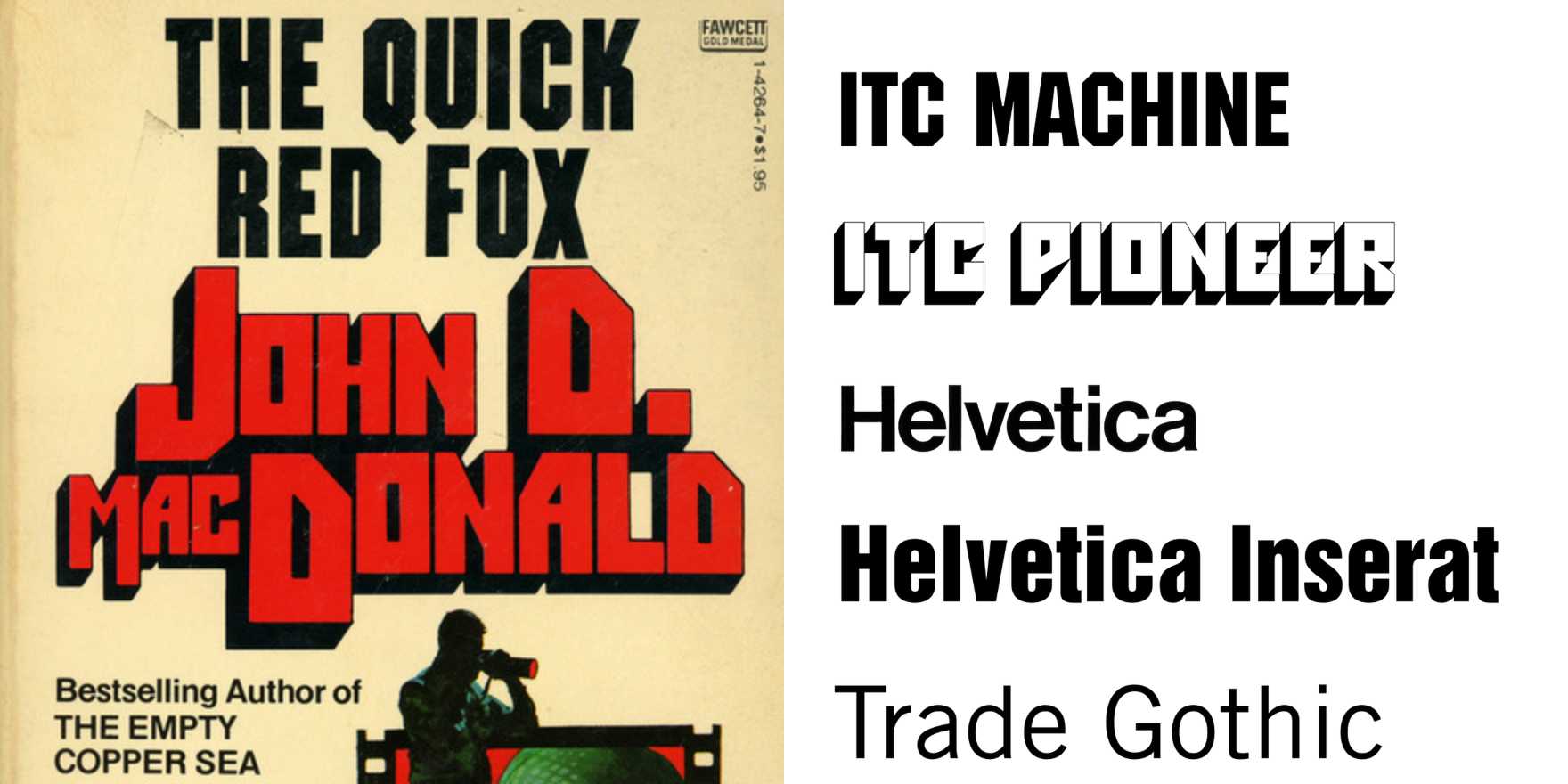 Travis McGee series by John D. MacDonald - Fonts In Use
