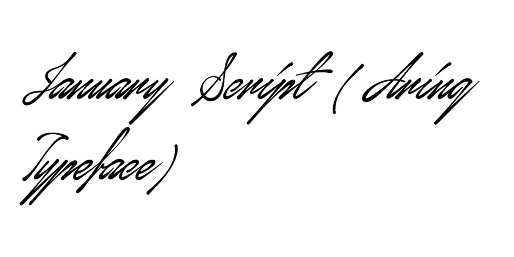 January Script (Aring Typeface) in use - Fonts In Use