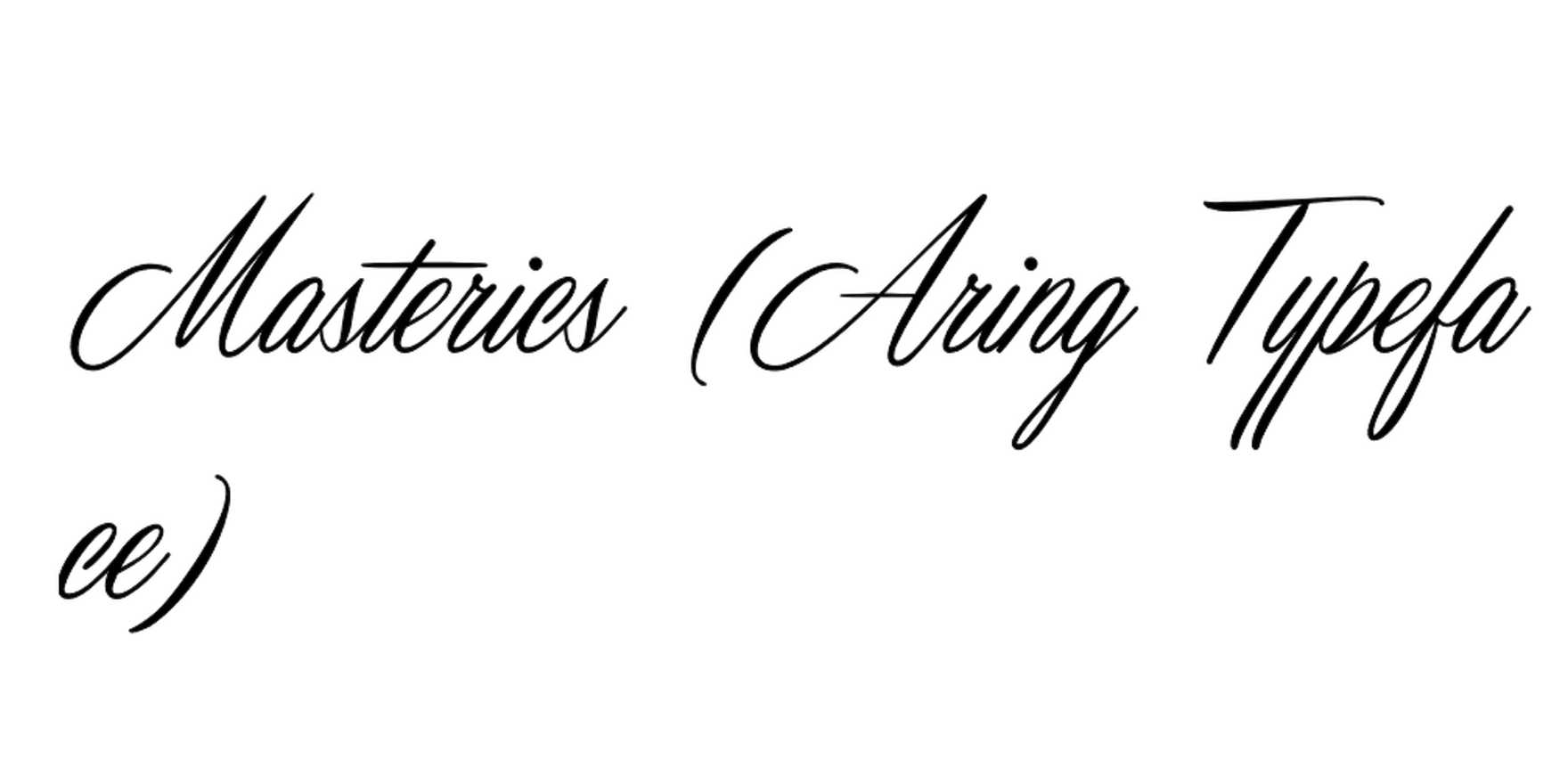 Masterics (Aring Typeface) in use - Fonts In Use