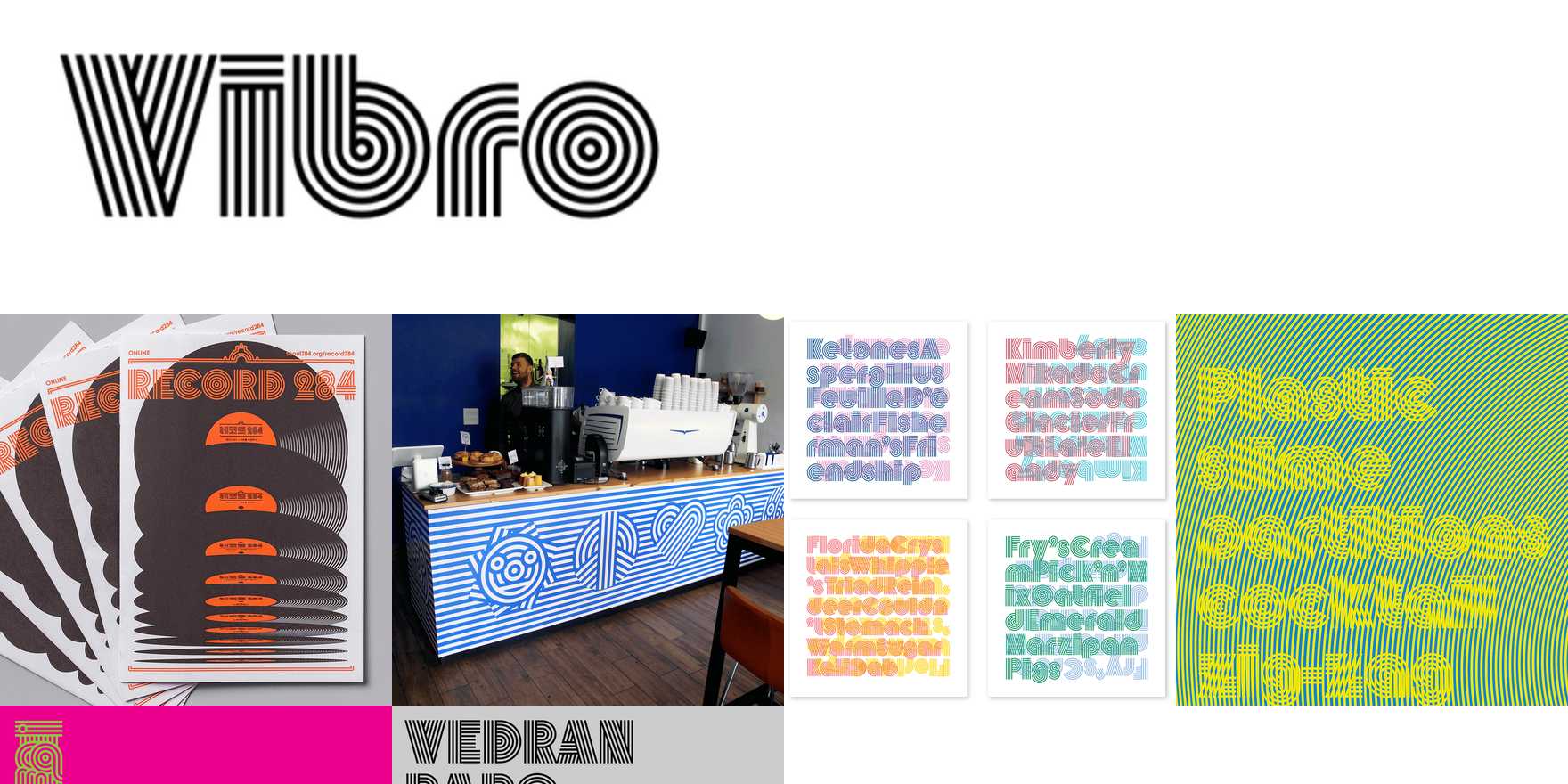 Vibro in use - Fonts In Use