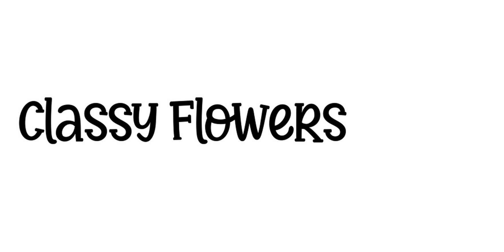Classy Flowers in use - Fonts In Use