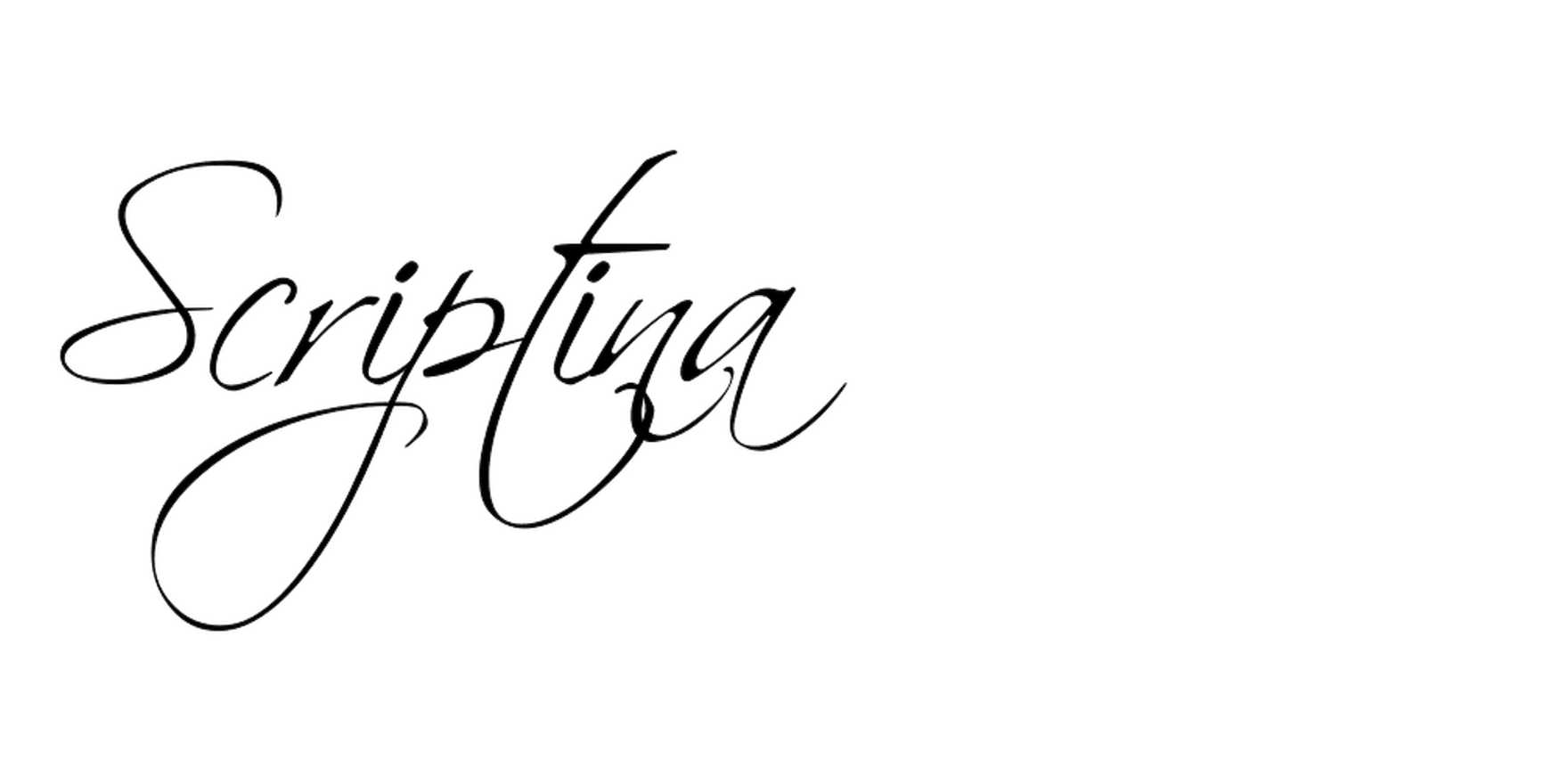 tattoo font scriptina