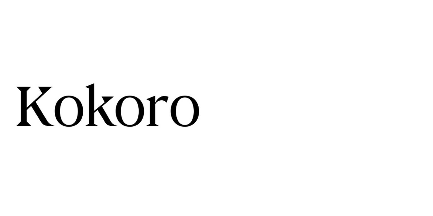 Kokoro in use - Fonts In Use