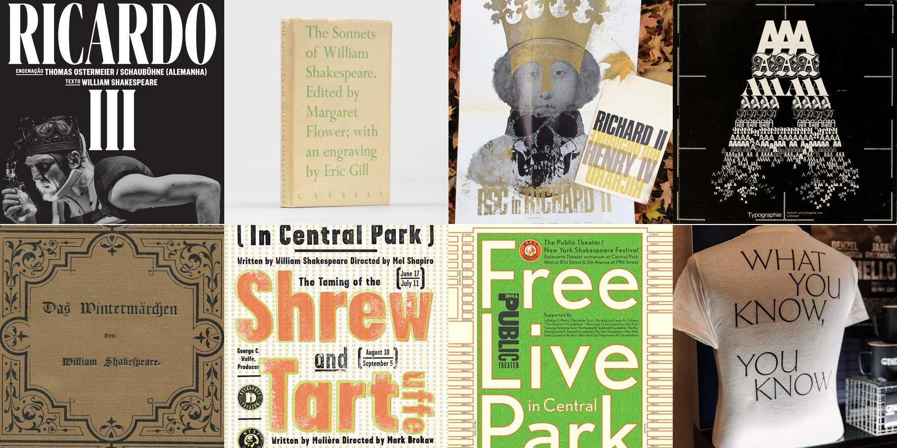 William Shakespeare - Fonts In Use