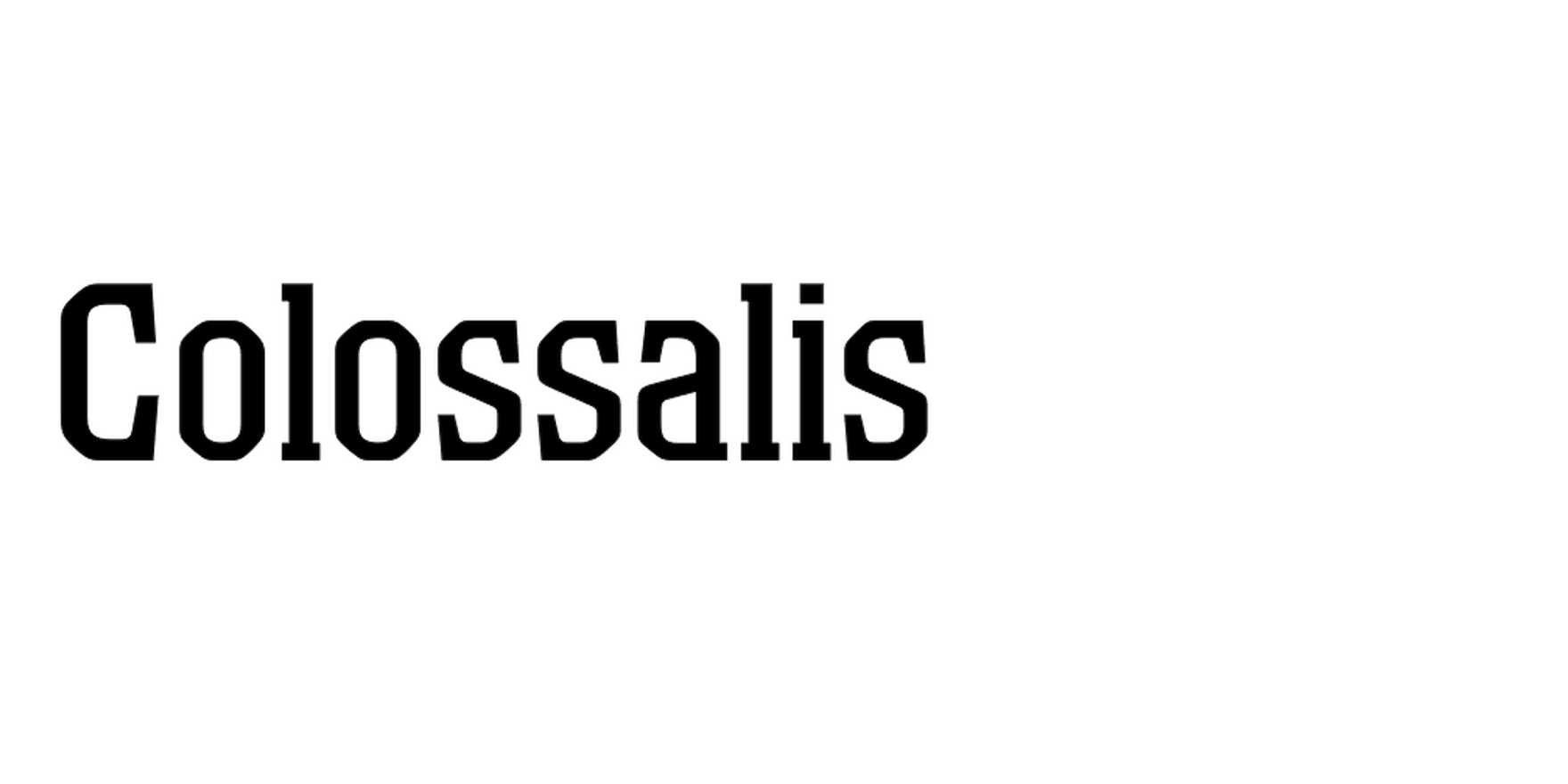 colossalis font