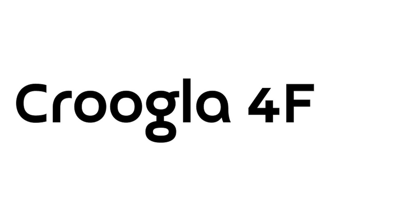 Croogla 4F in use - Fonts In Use