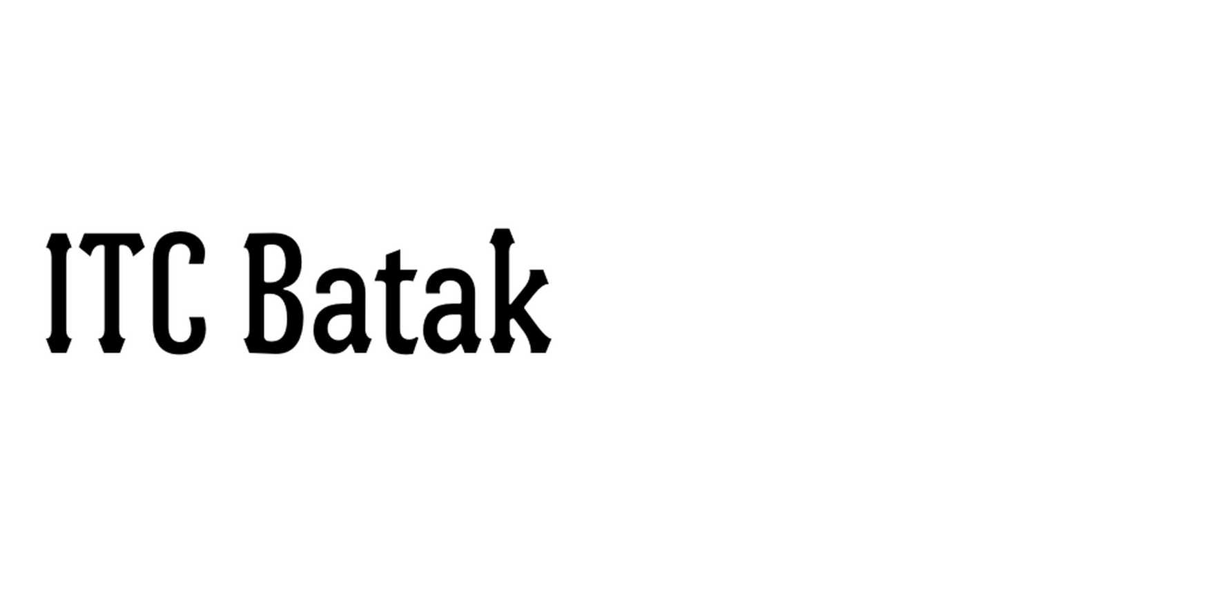 ITC Batak in use - Fonts In Use