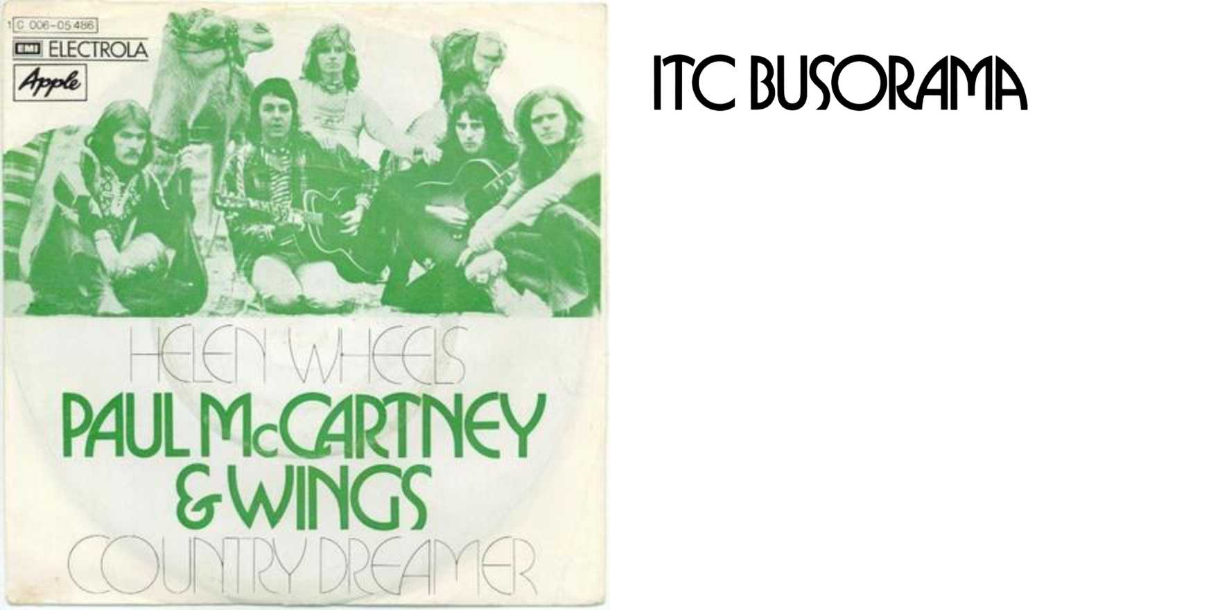 Paul McCartney & Wings – “Helen Wings” / “Country Dreamer” German ...