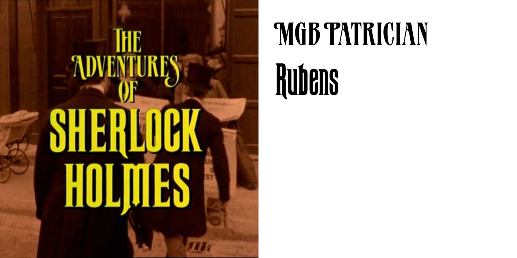 The Adventures of Sherlock Holmes - Fonts In Use