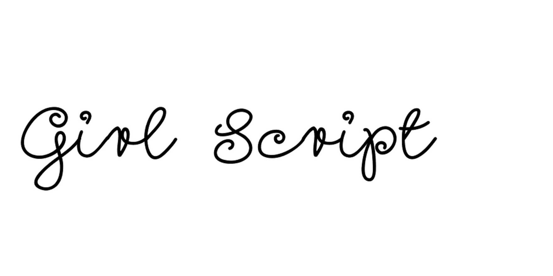 Girl Script in use - Fonts In Use