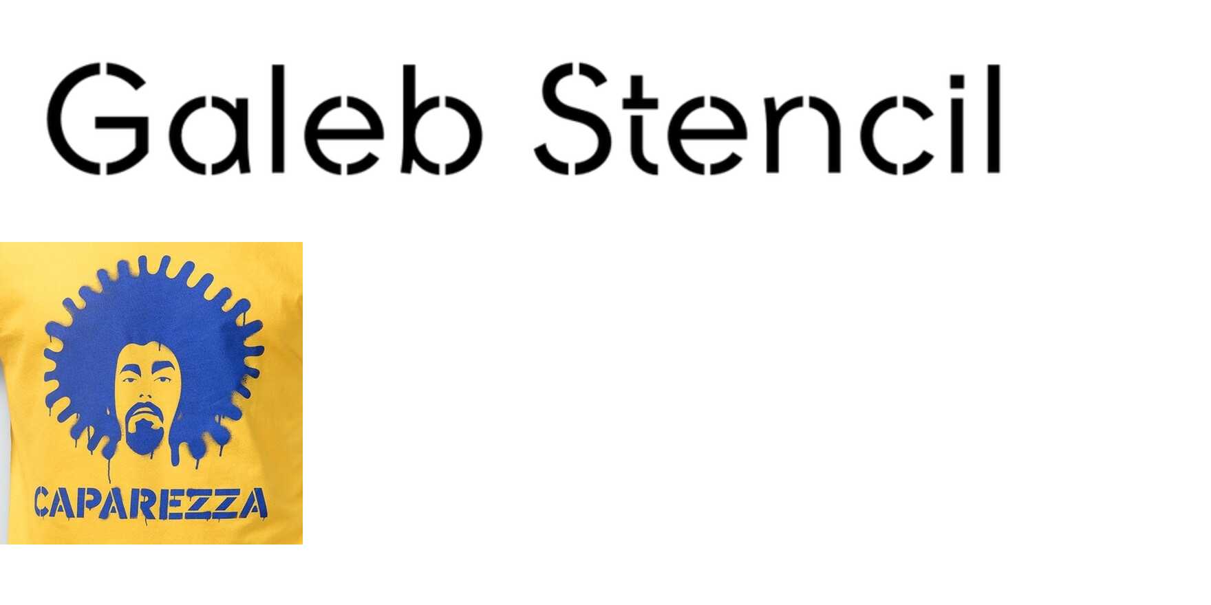 Galeb Stencil in use - Fonts In Use