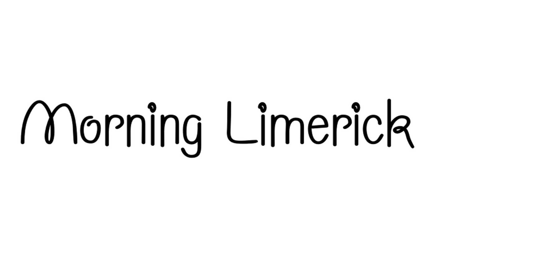 Morning Limerick in use - Fonts In Use