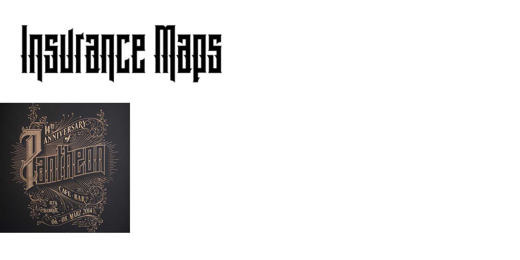 Insurance Maps in use - Fonts In Use