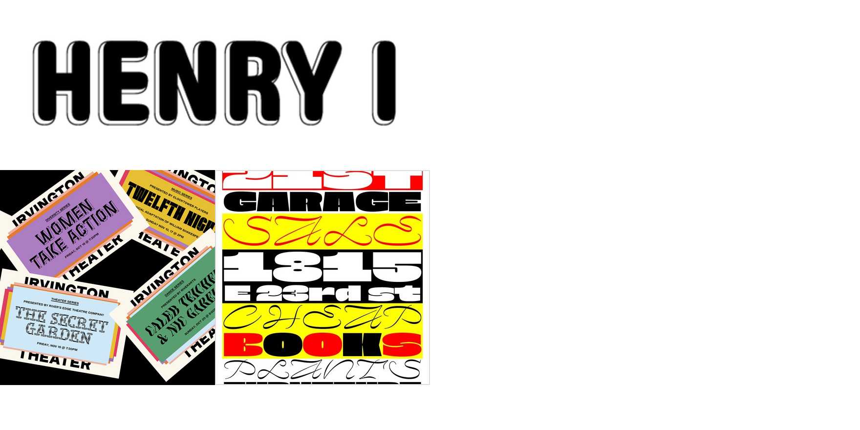 Henry I in use - Fonts In Use