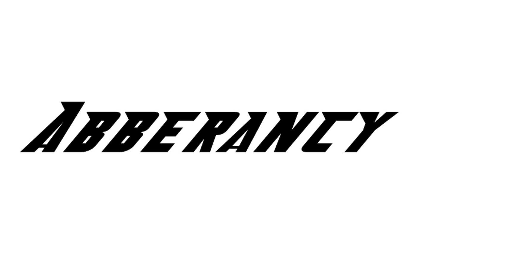 Abberancy in use - Fonts In Use