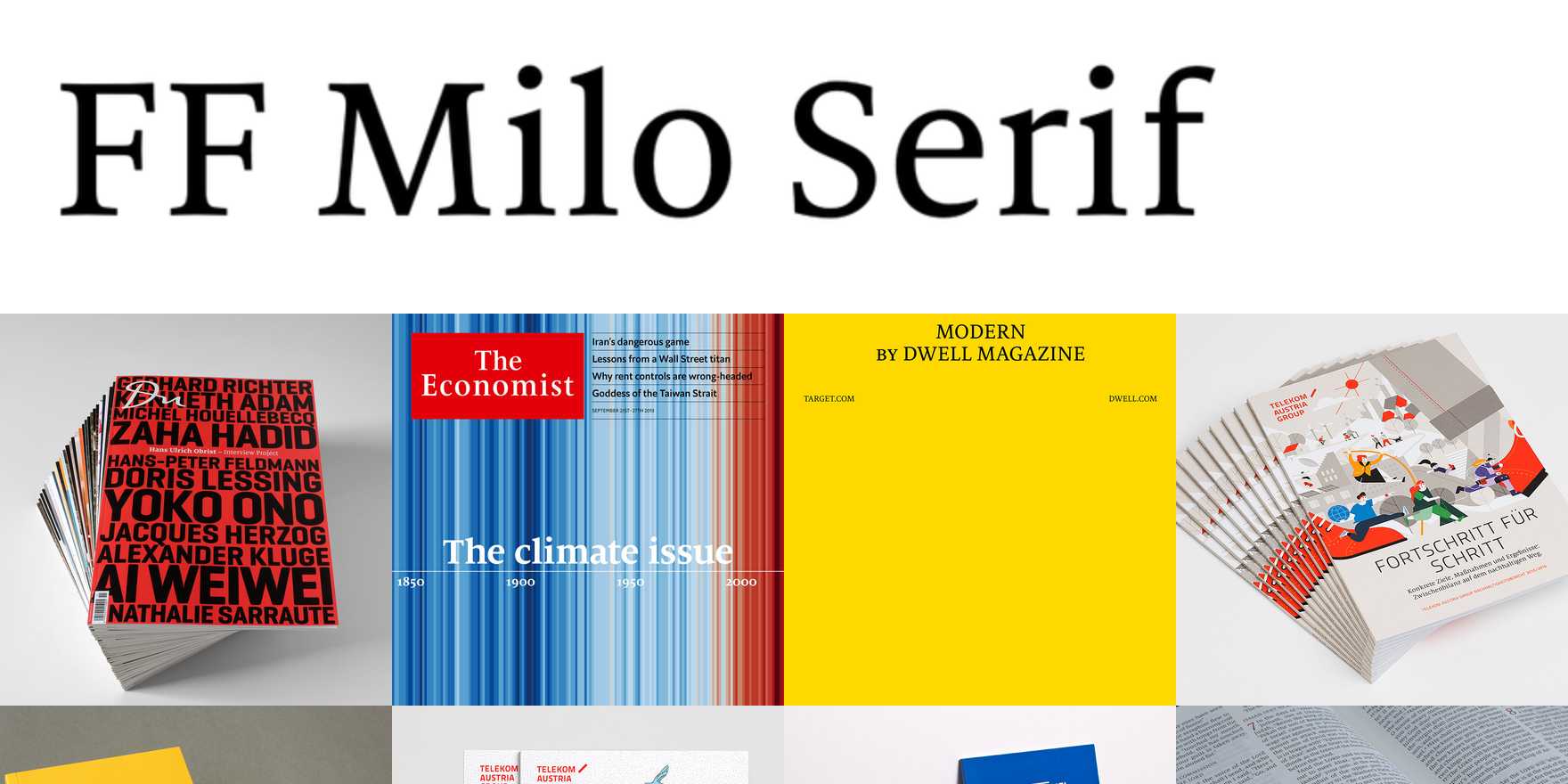FF Milo Serif in use - Fonts In Use