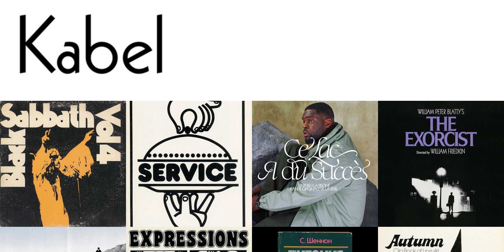 Kabel in use - Fonts In Use