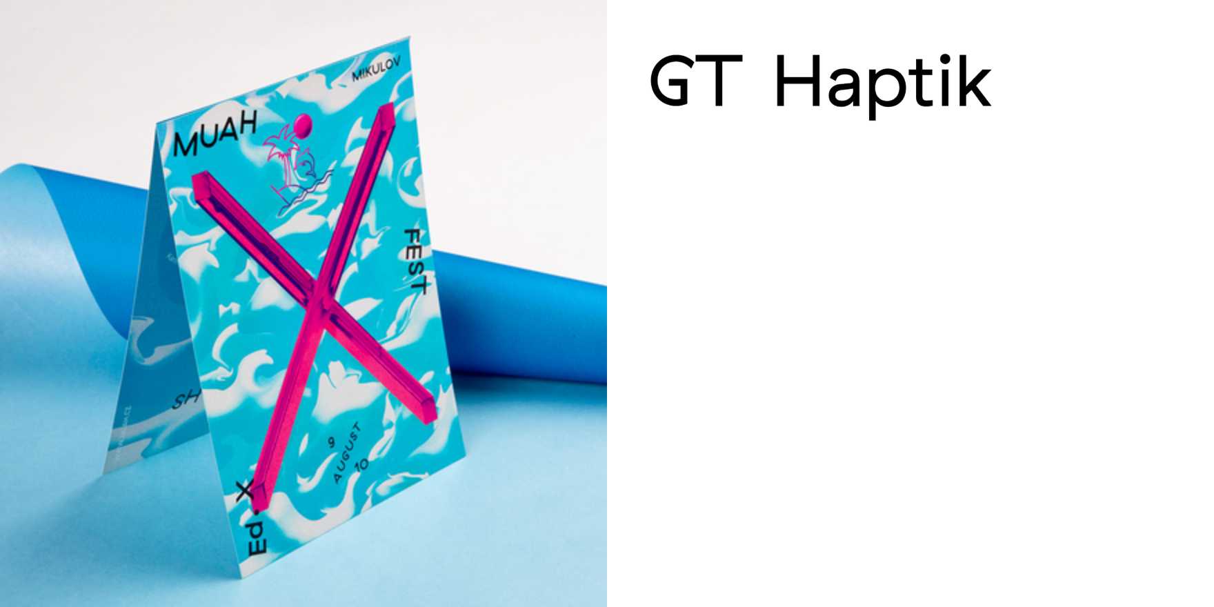 MUAH Festival ed. X - Fonts In Use