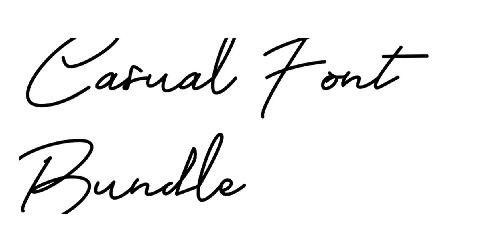 Casual Font Bundle in use - Fonts In Use