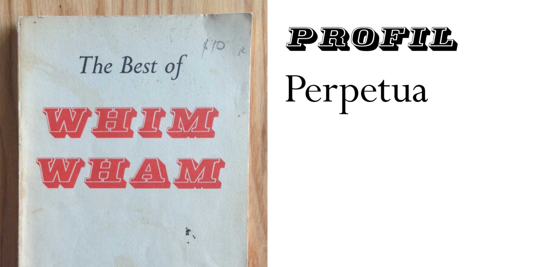 The Best of Whim Wham - Fonts In Use