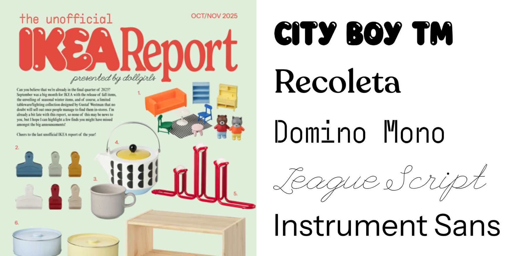 The unofficial IKEA Report - Fonts In Use