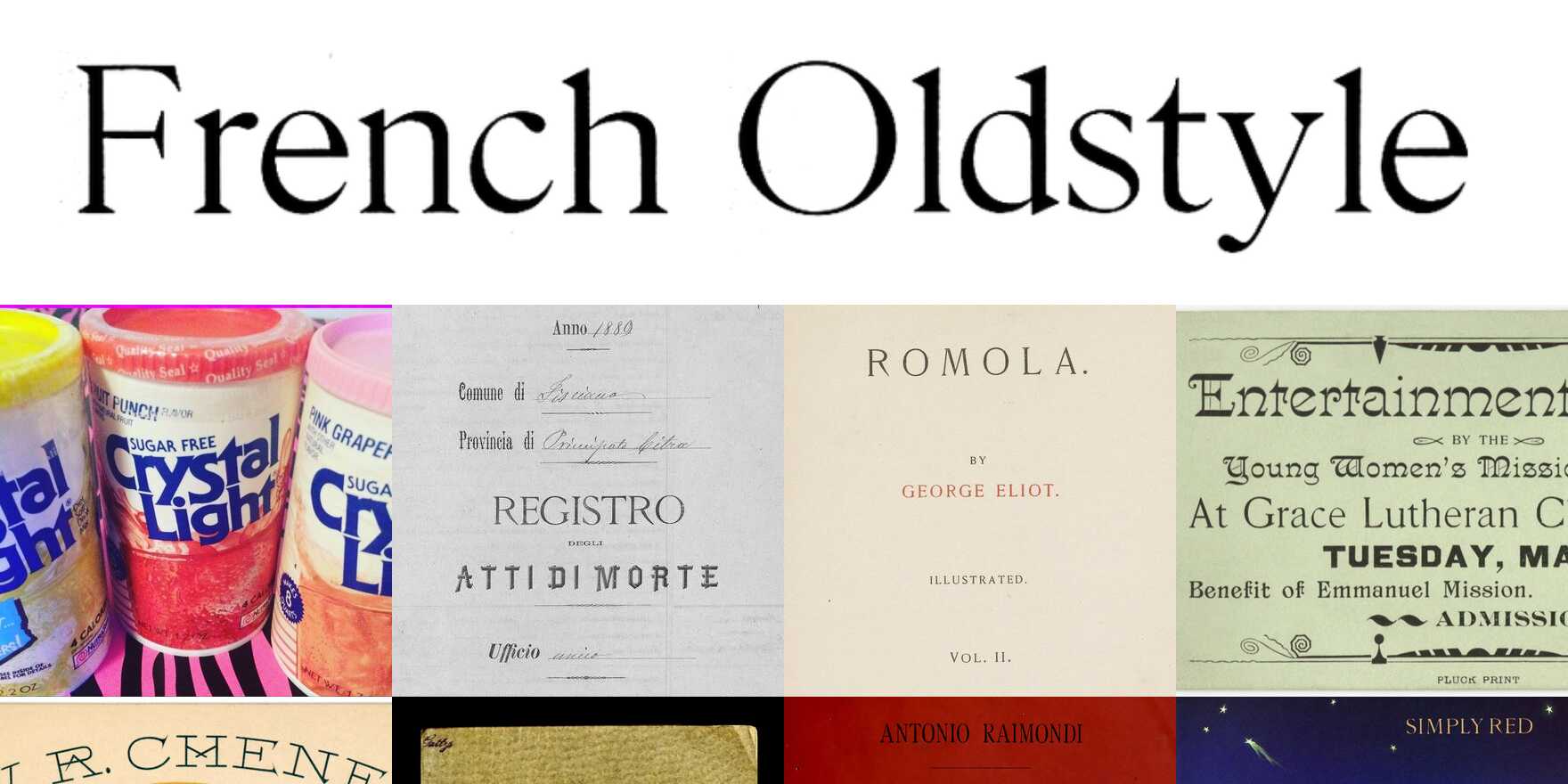 French Vintage Fonts