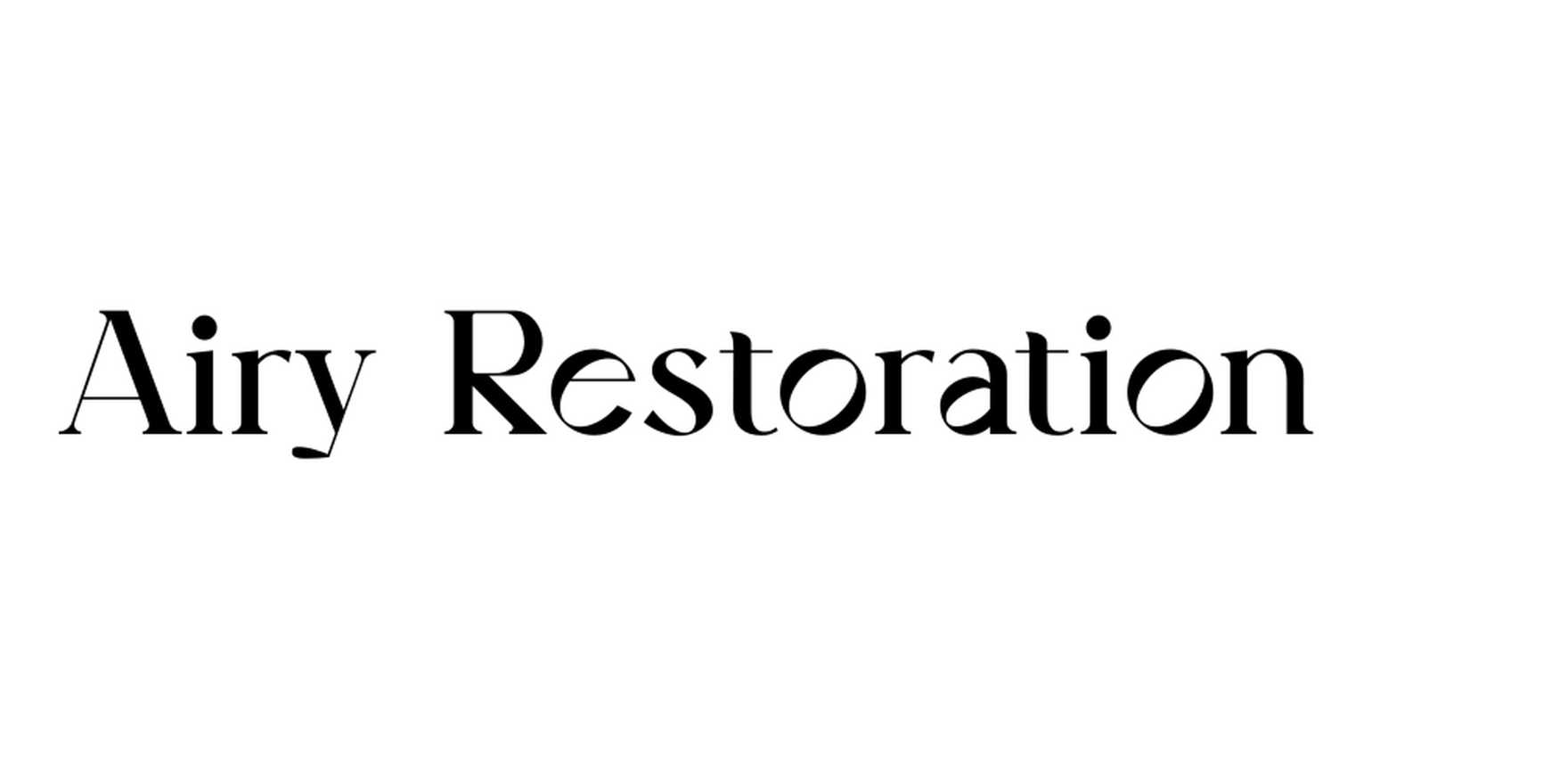 Airy Restoration in use - Fonts In Use