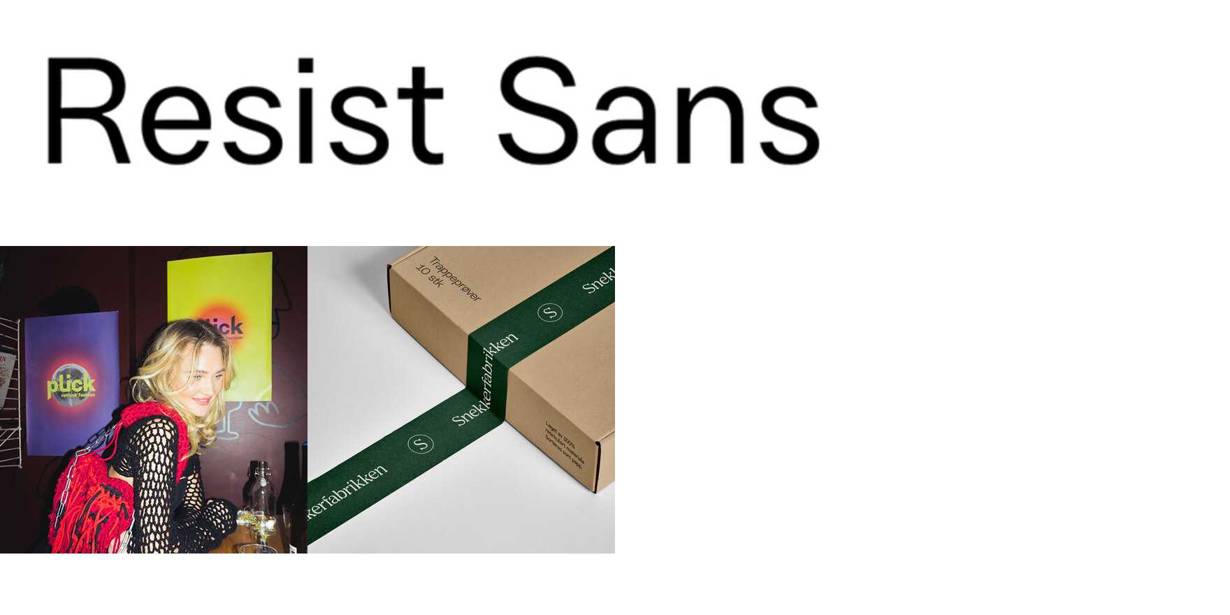 Resist Sans in use - Fonts In Use