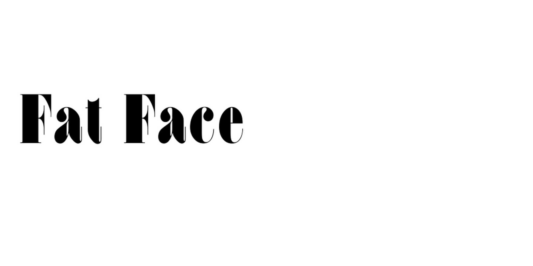 Fat Face (URW Type Foundry) in use - Fonts In Use