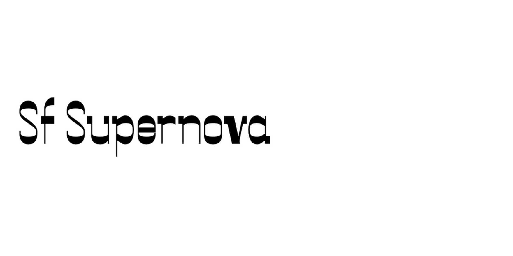 Sf Supernova in use - Fonts In Use