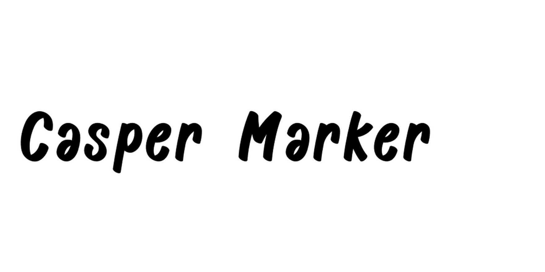 Casper Marker in use - Fonts In Use