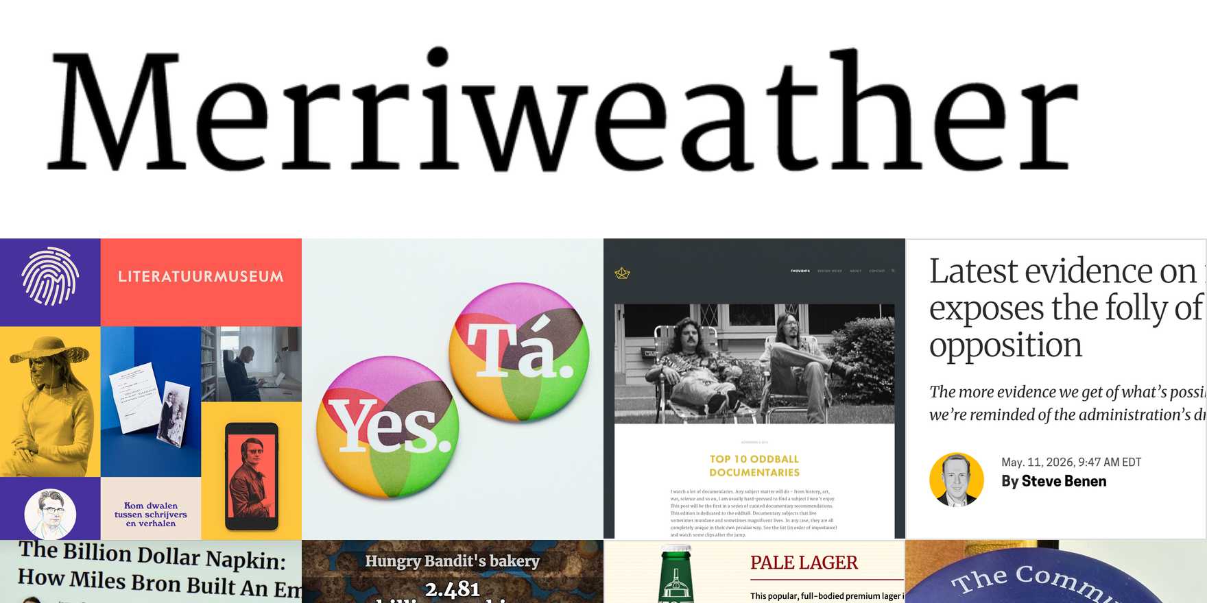 Merriweather in use - Fonts In Use