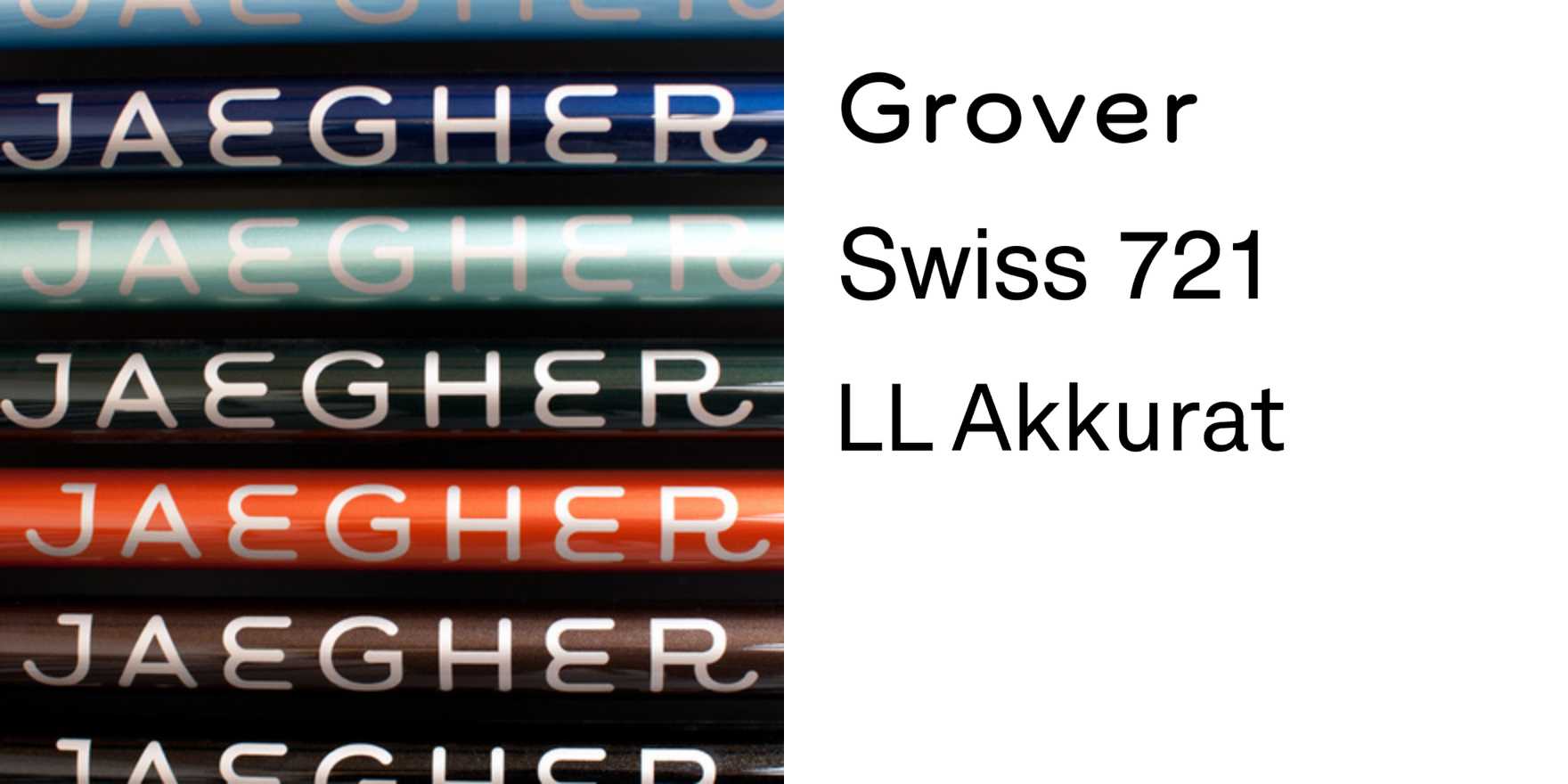 Jaegher Bicycles - Fonts In Use