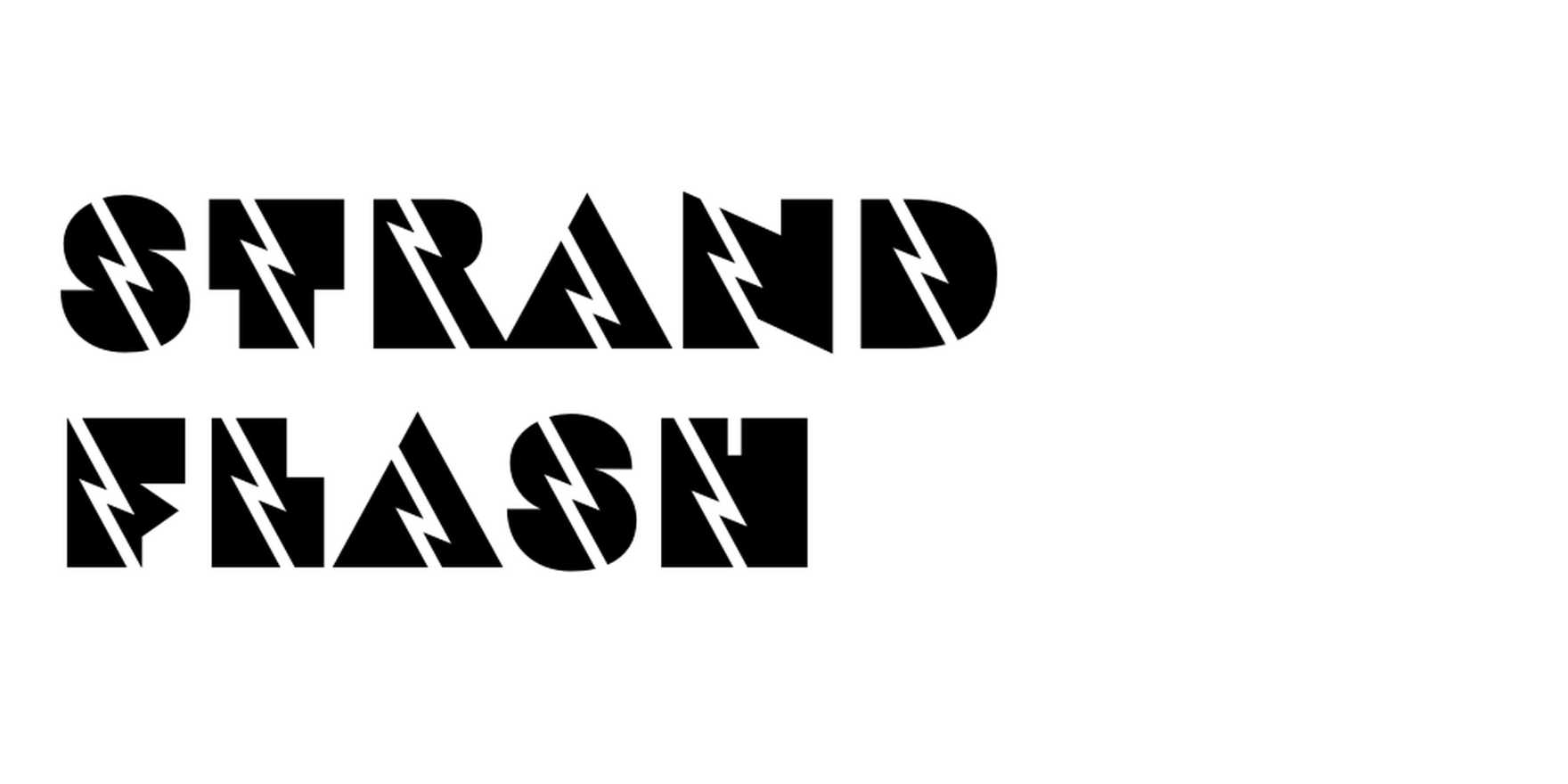 Strand Flash in use - Fonts In Use