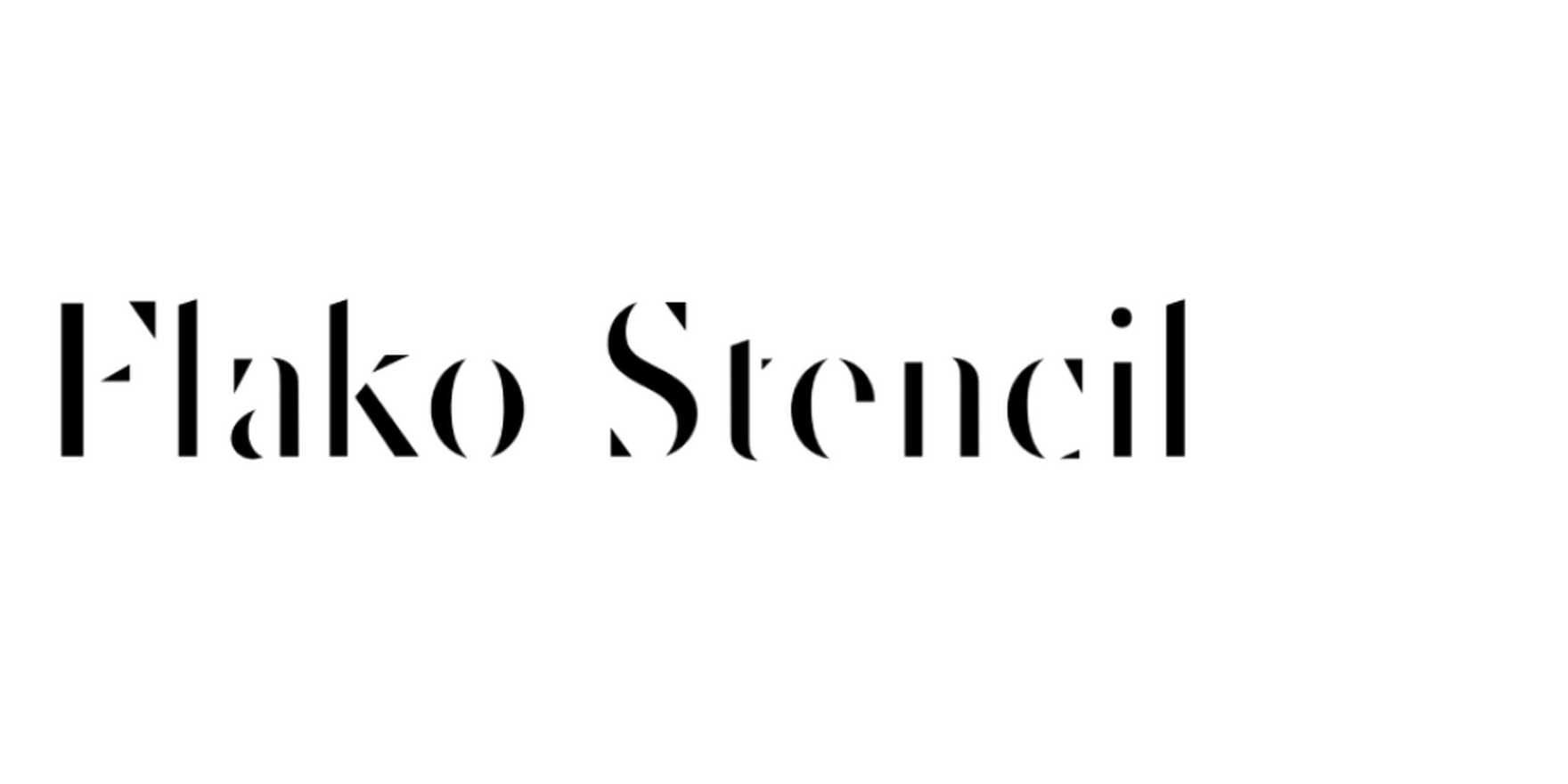 Flako Stencil in use - Fonts In Use
