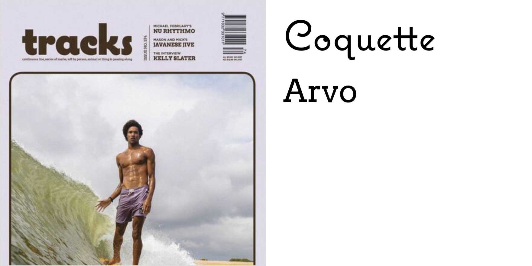 Tracks magazine covers, 2020 - Fonts In Use