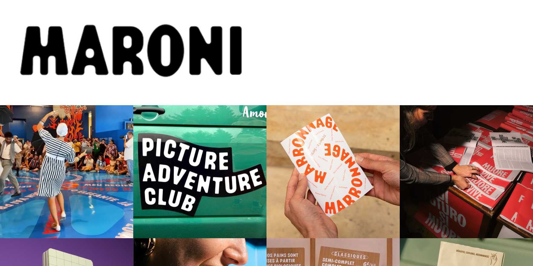 Maroni in use - Fonts In Use