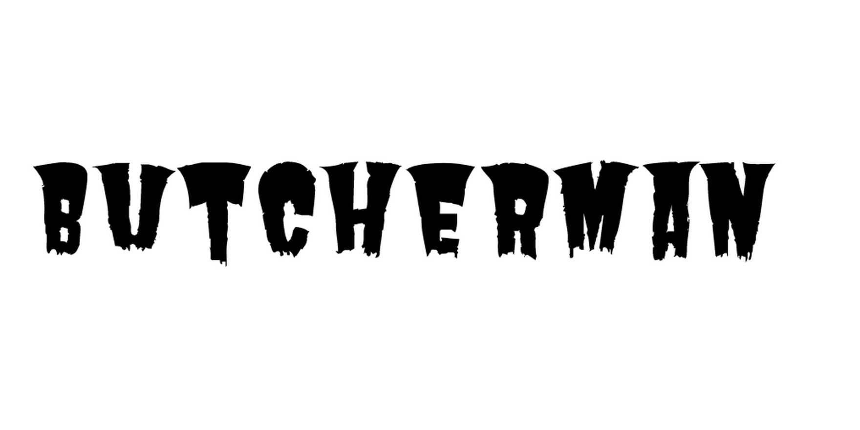 Butcherman in use - Fonts In Use