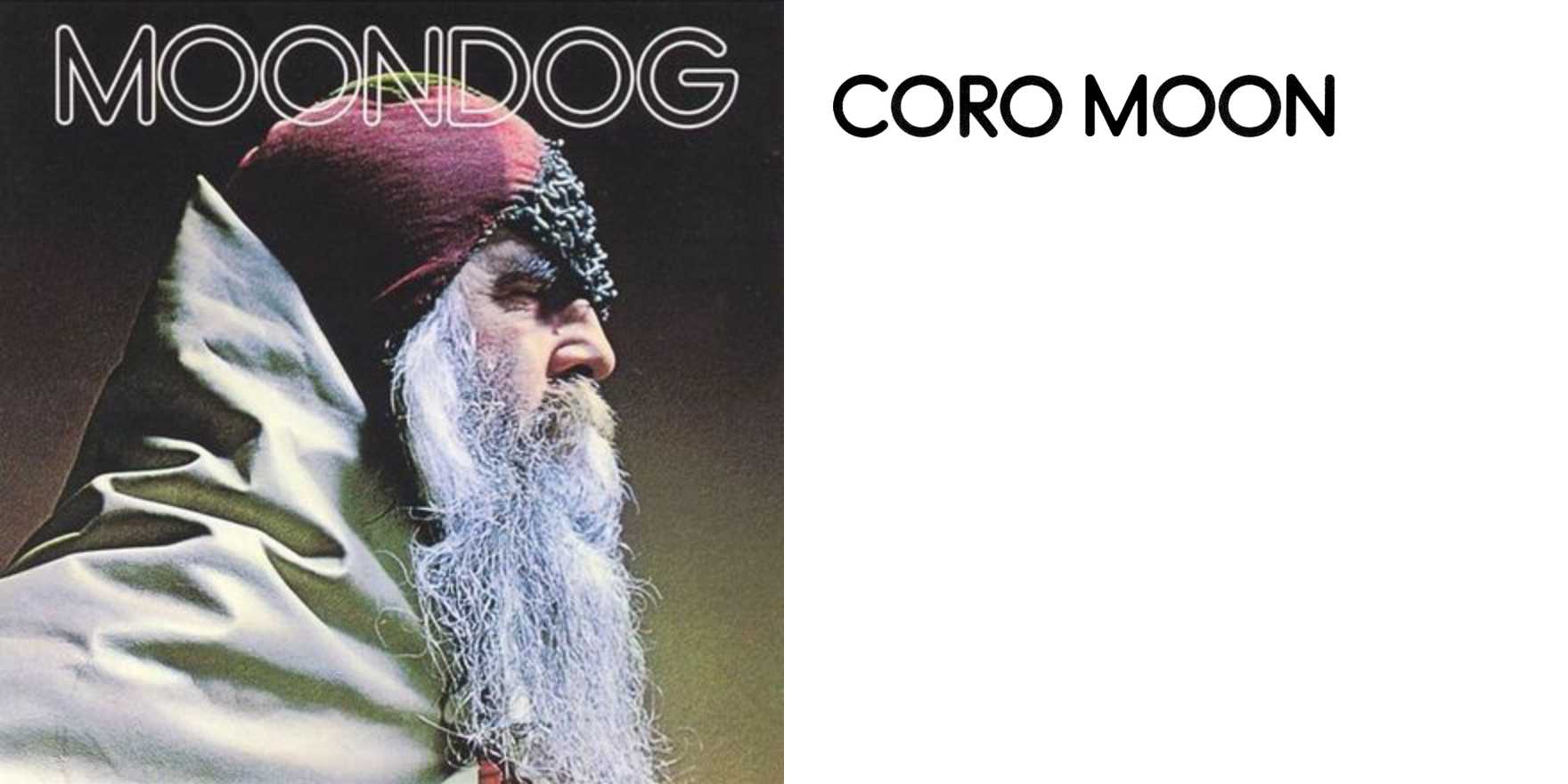Moondog & Moondog 2 album art - Fonts In Use