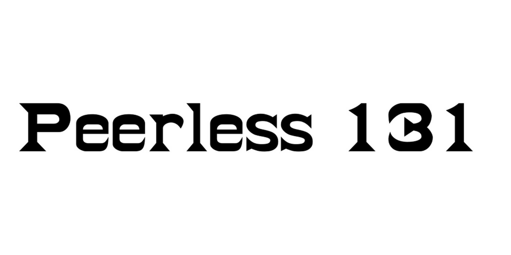 Peerless 131 in use - Fonts In Use