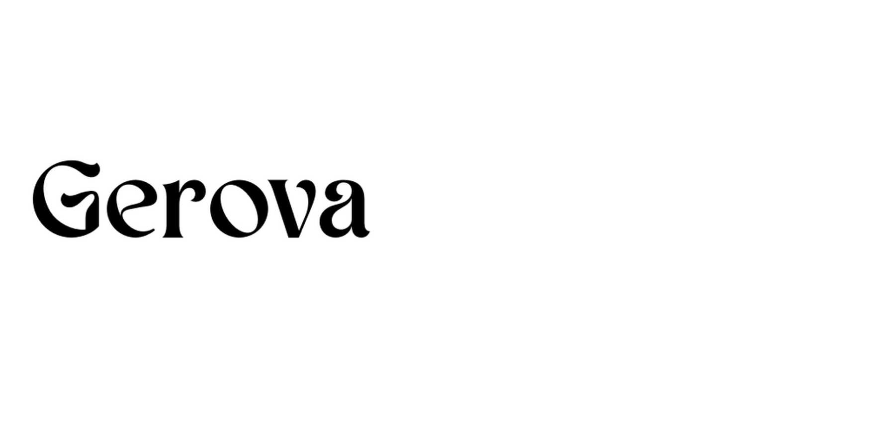 Gerova in use - Fonts In Use